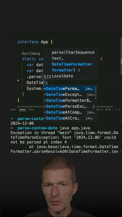 How To Create A Date From Custom Format String Java Shorts Coding Airhacks Youtube 