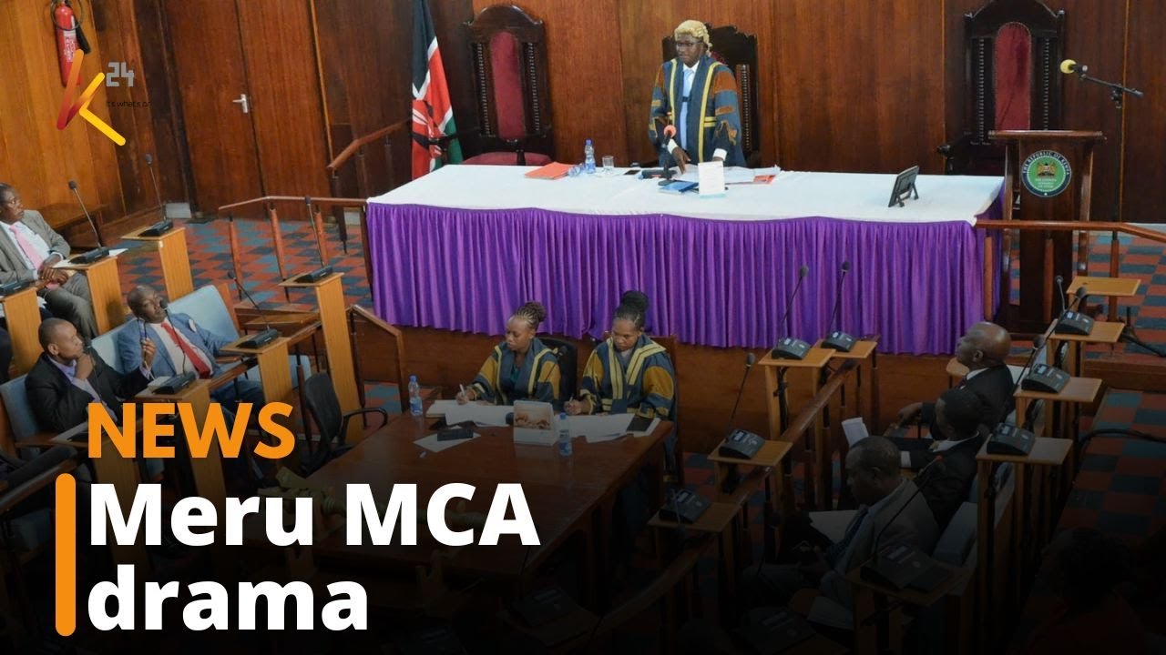 Drama erupts in the Meru County Assembly - YouTube
