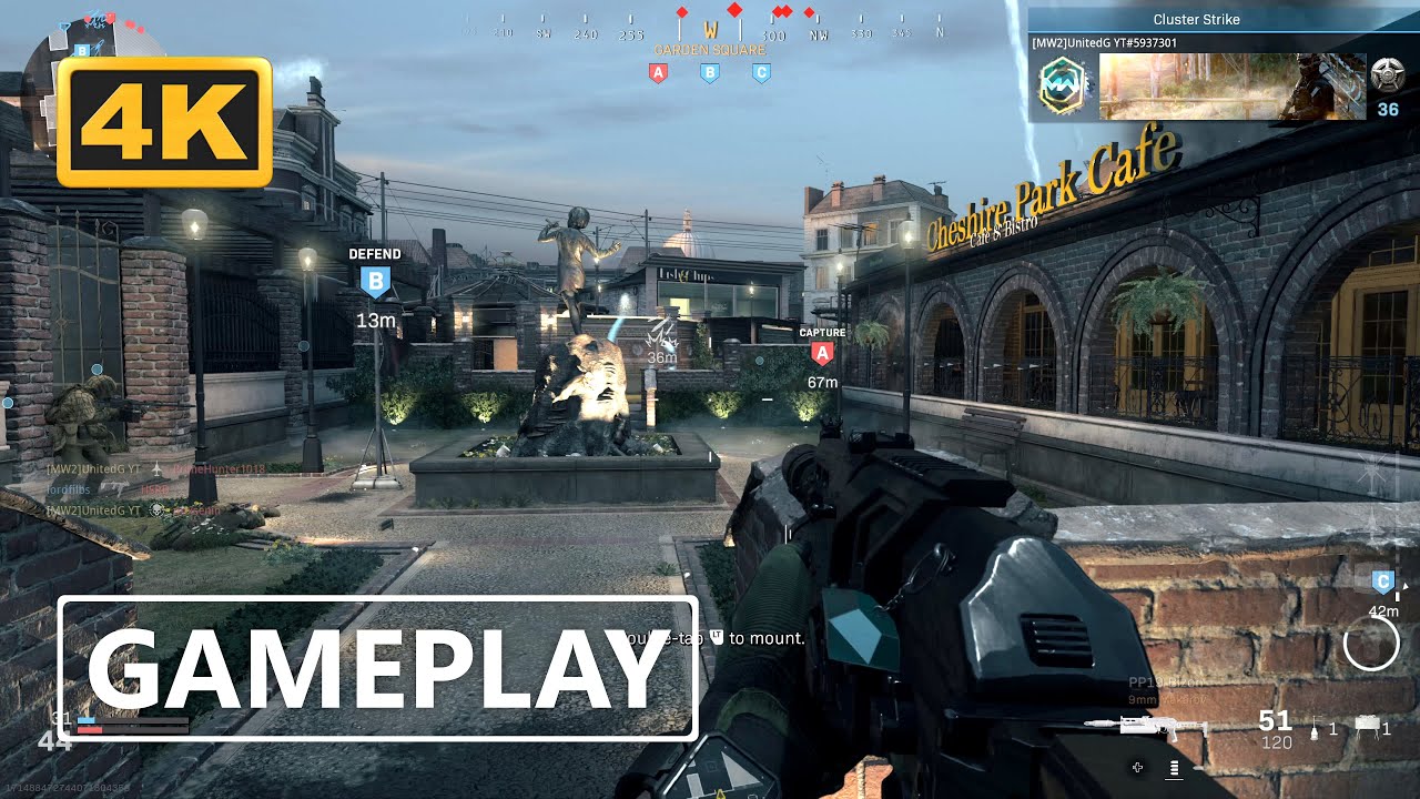 Call of Duty Modern Warfare Multiplayer Gameplay 4K - YouTube