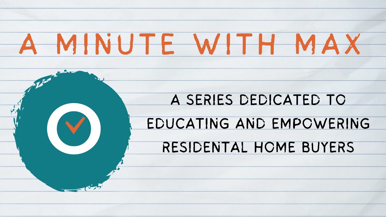 A Minute with Max - Down-Payment & Closing Costs - YouTube
