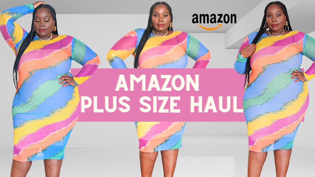 Plus Size AMAZON Fall Haul - YouTube