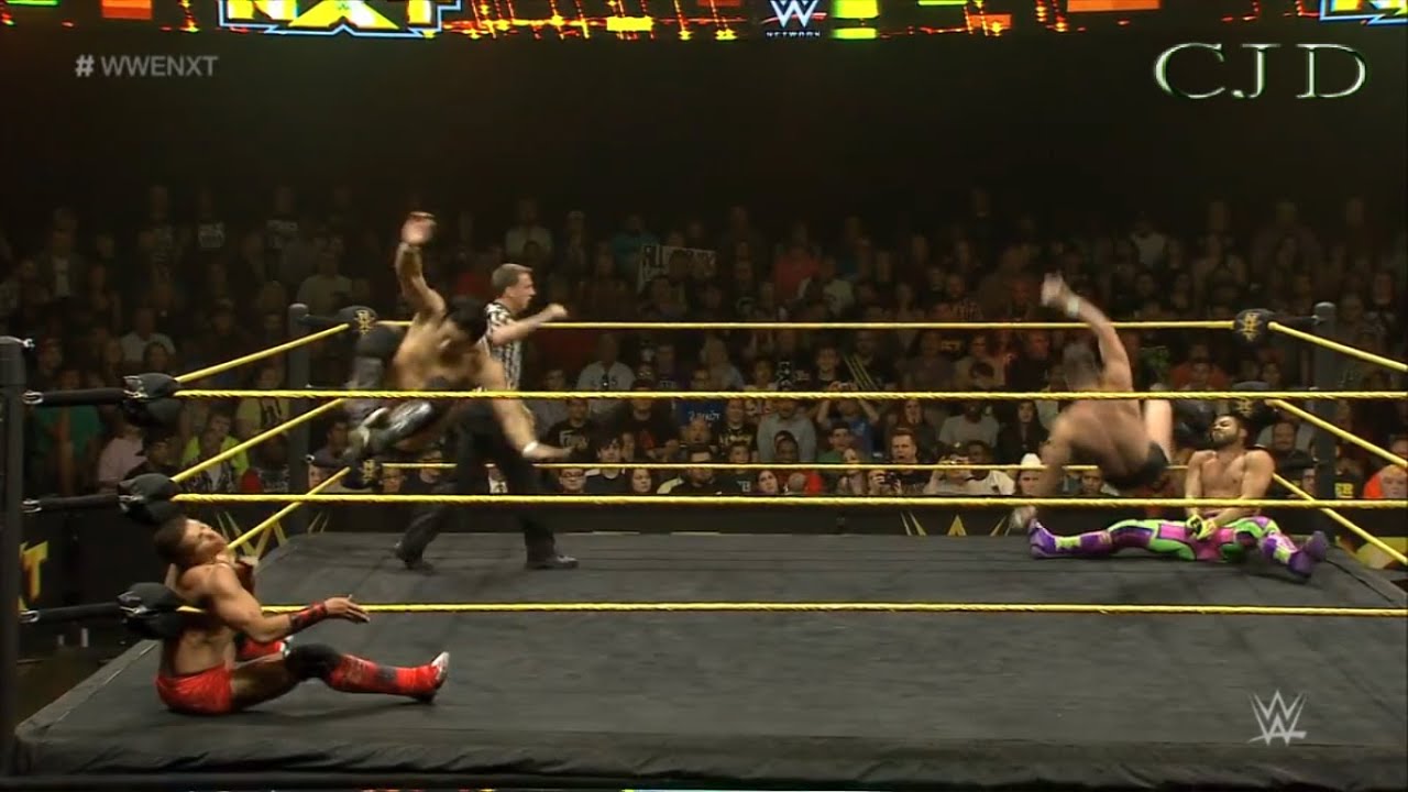 WWE NXT November 13 2014 Finn Bálor & Hideo Itami vs Tyson Kidd ...