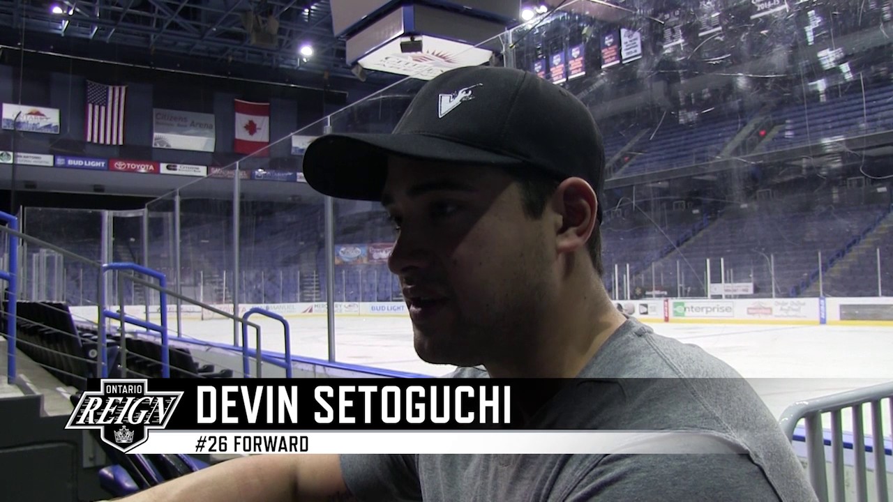 Devin Setoguchi on Return to Ontario Reign - YouTube
