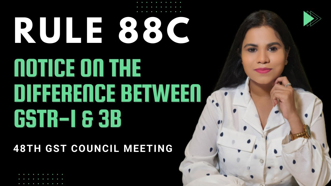 Notice for Difference in GSTR 1 & GSTR 3B | Pay करना होगा Difference ...