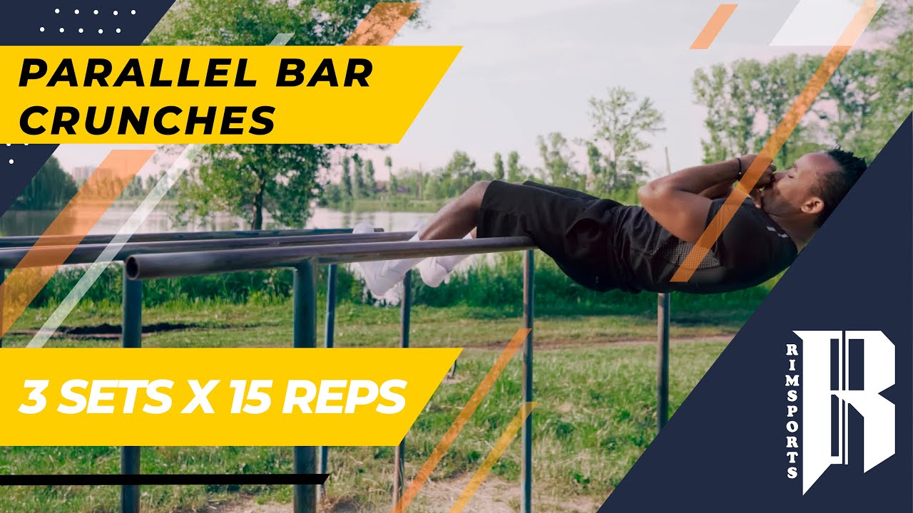 Crunches for abs | Parallel bar crunches| RIMSports - YouTube