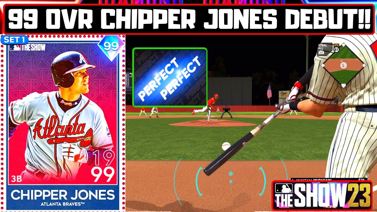 My OPPONENT QUIT IMMEDIATELY in 99 Ovr CHIPPER JONES DEBUT! MLB The ...
