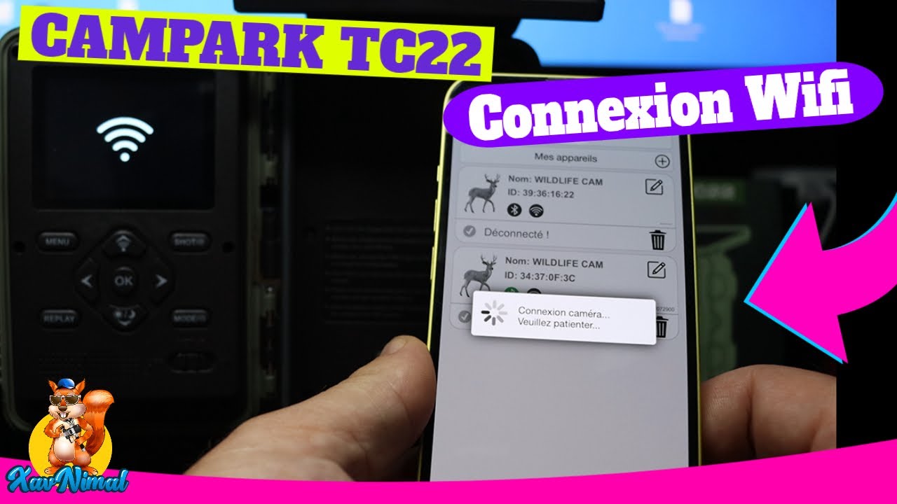 WIFI CAMéRA CHASSE 📸 CAMPARK TC22 - YouTube