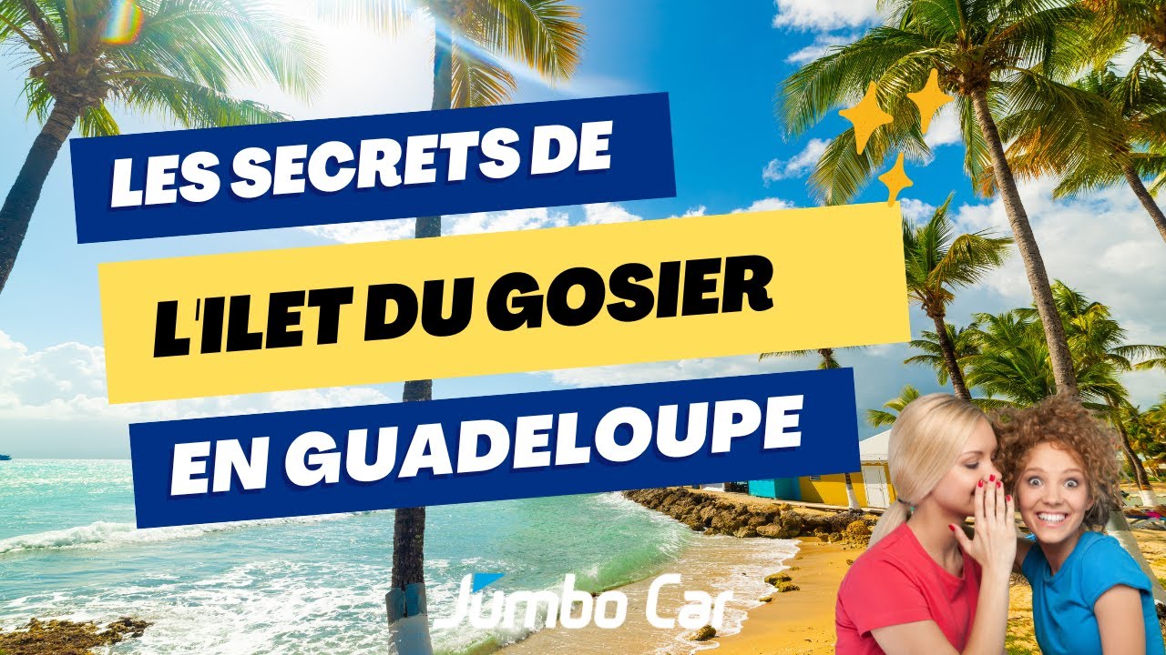 Visiter l'ilet du Gosier en Guadeloupe - Jumbo Car - YouTube