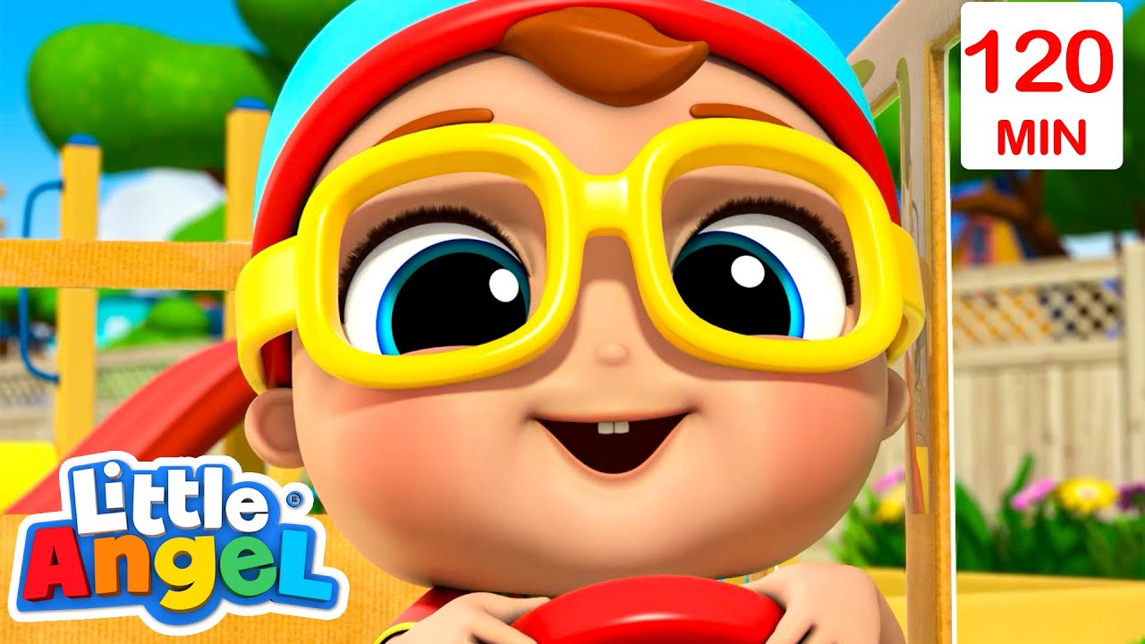 School Wheels On The Bus | Little Angel | 🚌Wheels on the BUS Songs! | 🚌 ...