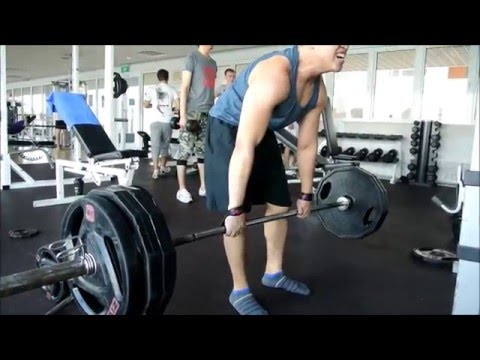 1 rep max deadlift failed(120) - YouTube