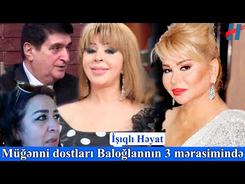 Müğənni dostları Baloğlan Əşrəfovun 3 mərasimində məzarı üstünə getdilər