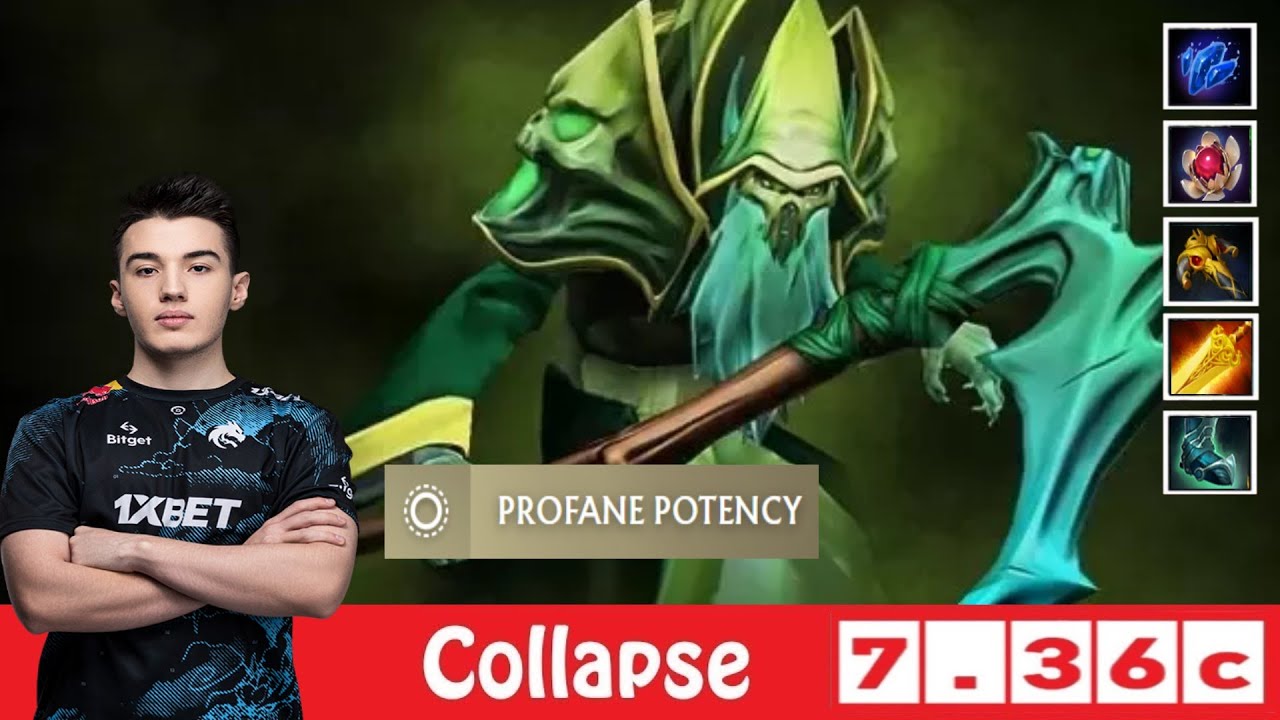 [DOTA 2] TSpirit.Collapse the NECROPHOS [OFFLANE] [7.36c] - YouTube