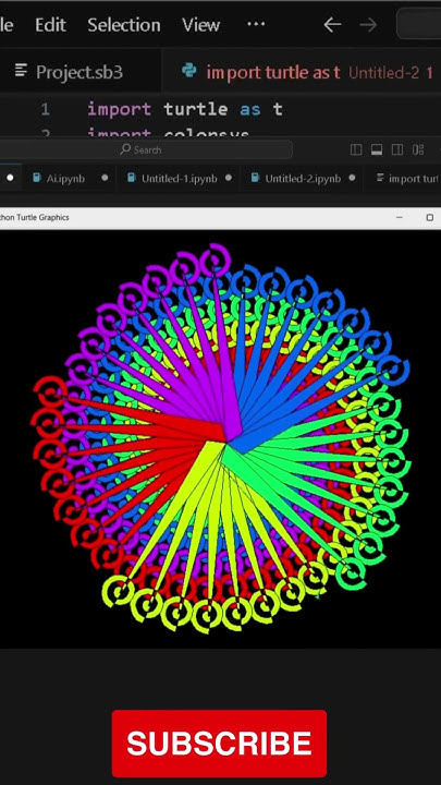 Epic Python Turtle Graphics: A Visual Wonderland for Tech Enthusiasts ...