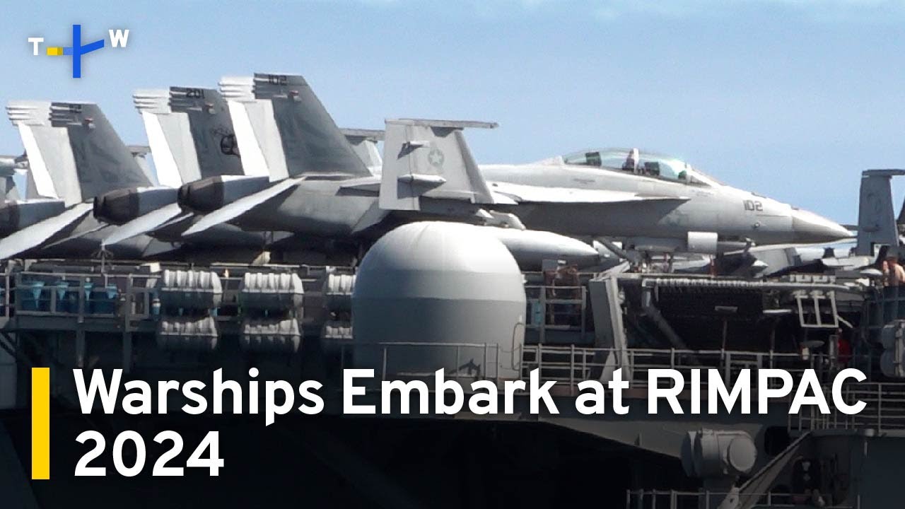 Dozens of Ships Leave Port in Hawaii for RIMPAC Live-Fire Drills | TaiwanPlus News - YouTube