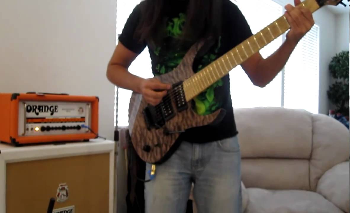 Orange Rockerverb 50 mk II & Bernie Rico Jr. 7 String demo (clean to ...