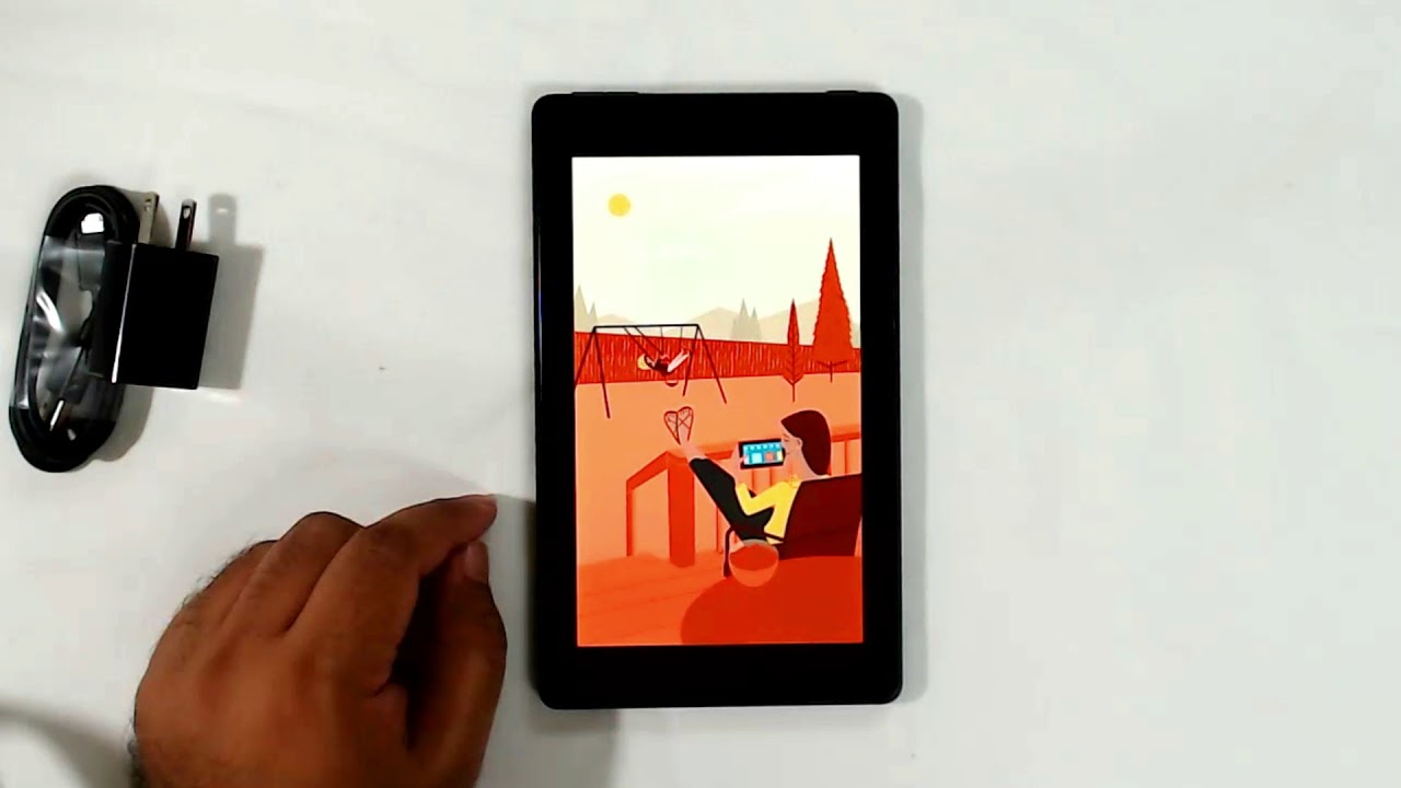 AMAZON FIRE 7 HD Tablet with Alexa - Unboxing and Setup - YouTube