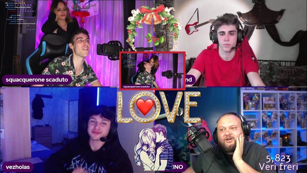 Grenbaud presenta la sua fidanzata in live - YouTube