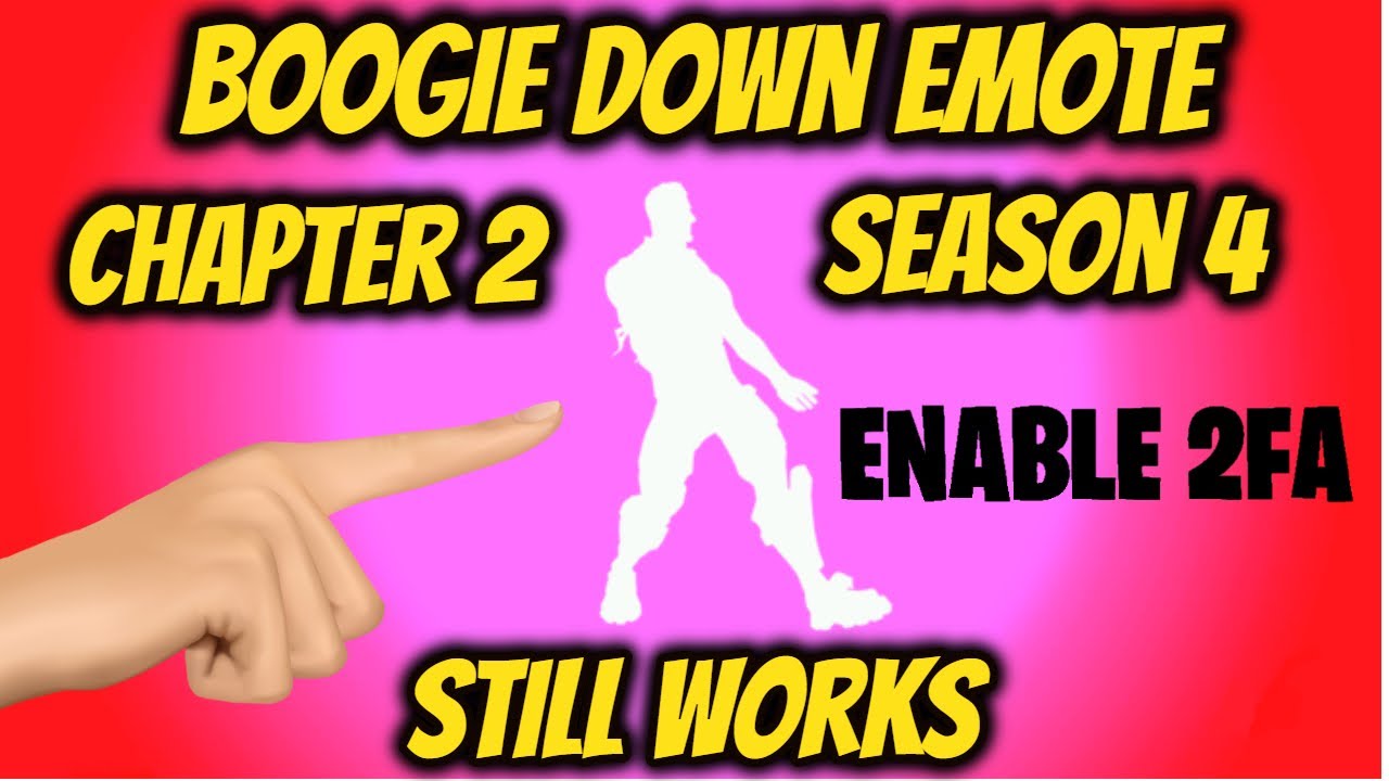 Boogie Down Emote Chapter 2 Season 4 STILL WORKING - YouTube