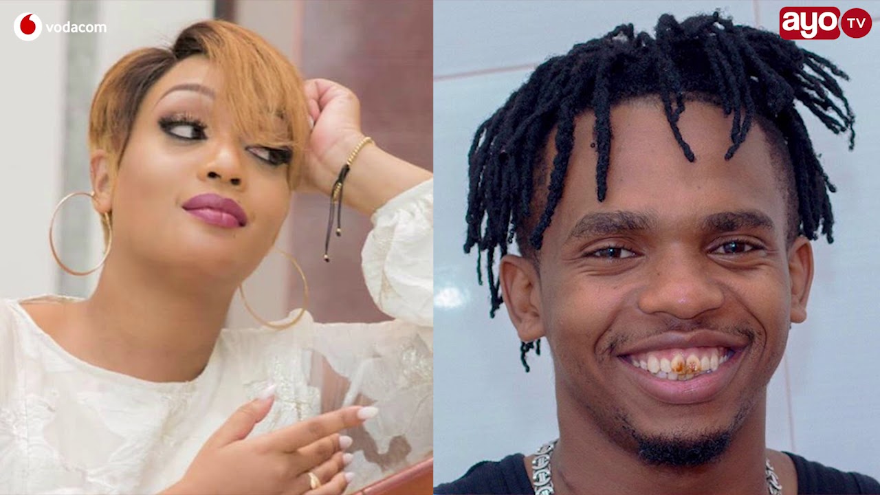 Mapenzi moto!!! Dogo Janja amuweka Uwoya kwapani - YouTube