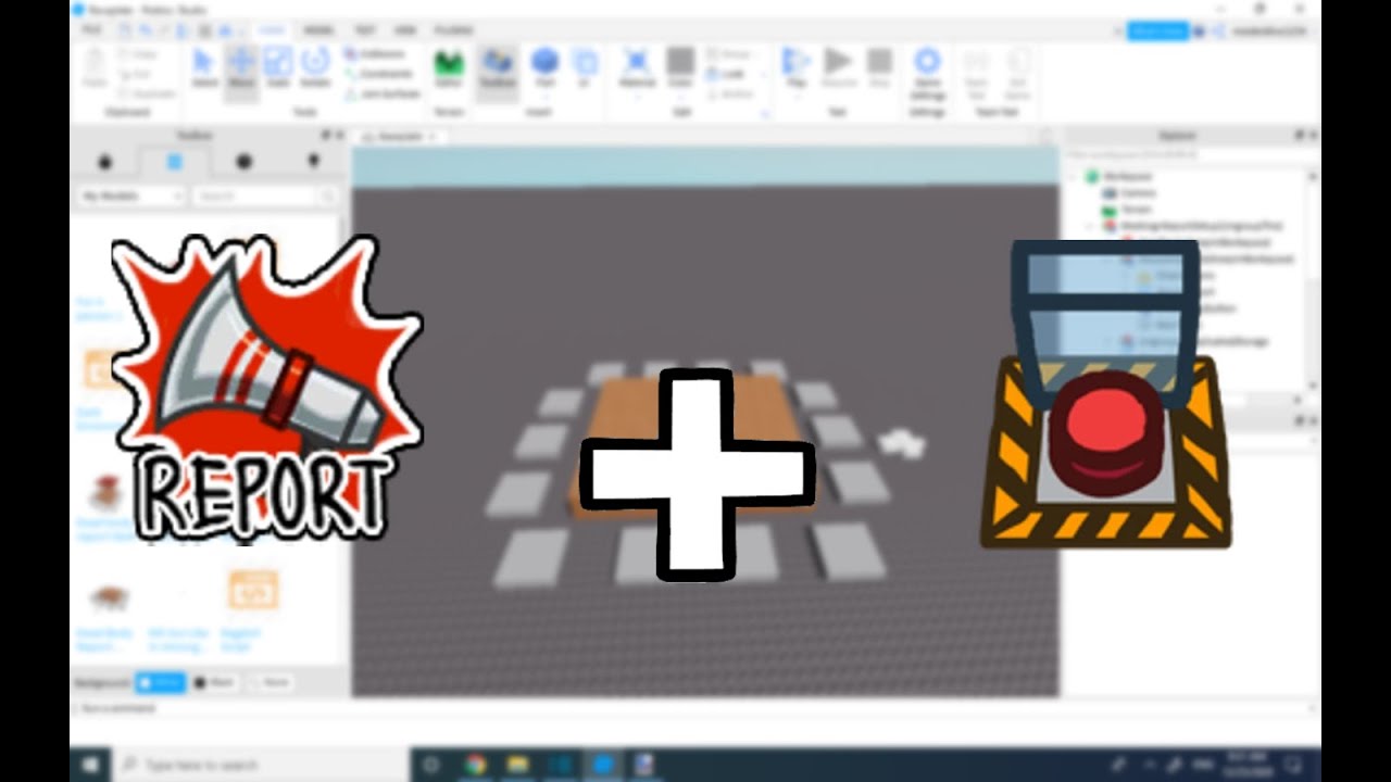 Emergency Meeting Button + Report Button [Roblox Studio] - YouTube