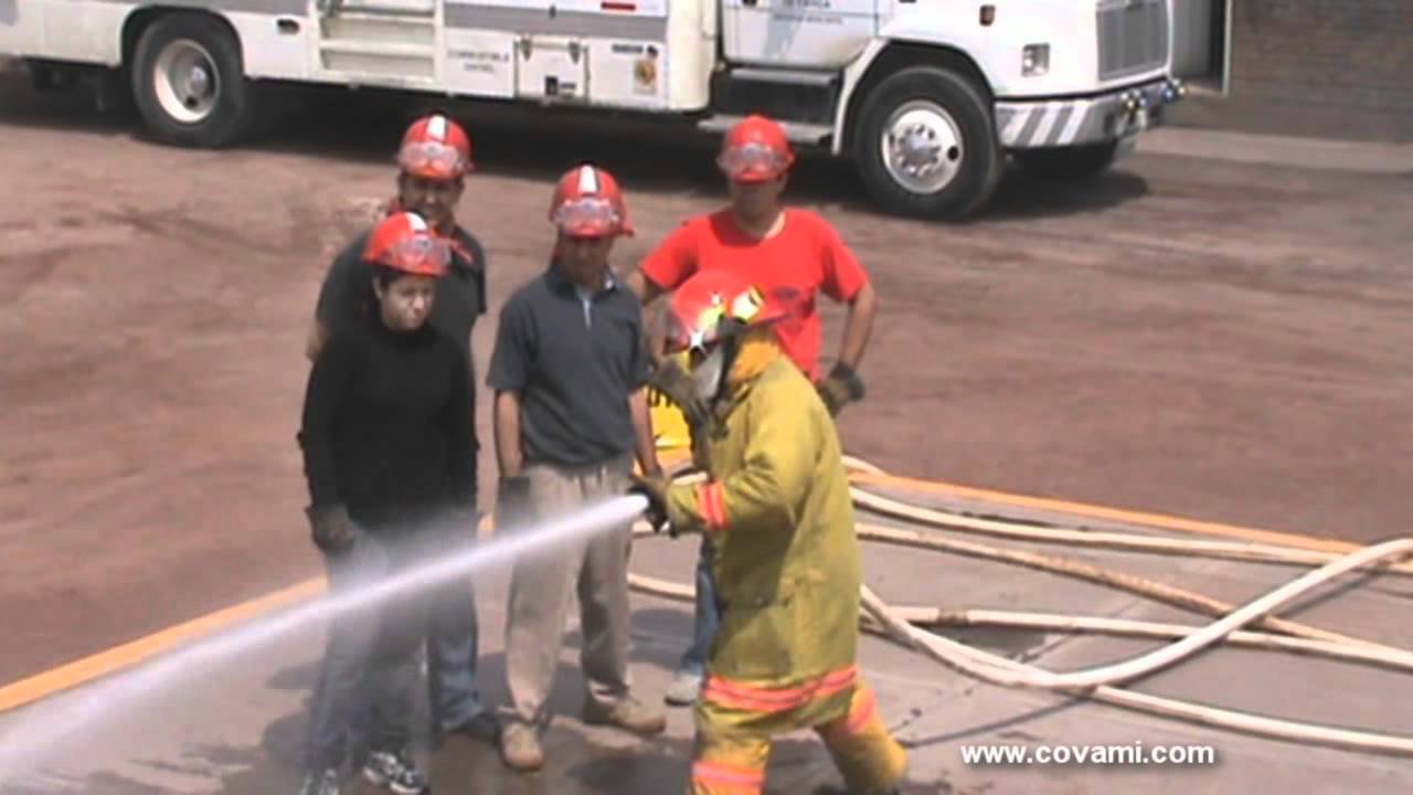 Capacitación a brigada vs incendio - YouTube