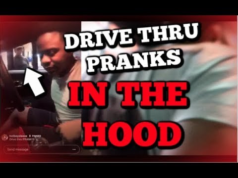 Extreme Drive Thru Pranks in the Hood Gone Wrong‼️ 👮🏾‍♂️Police called
