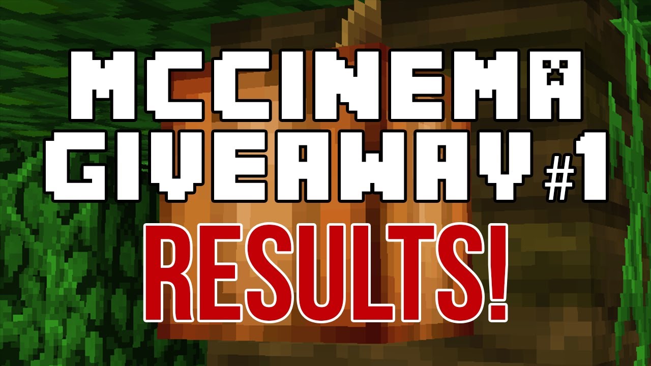 Minecraft: Winner of the MCCinema Giveaway #1 [RESULTS] - YouTube