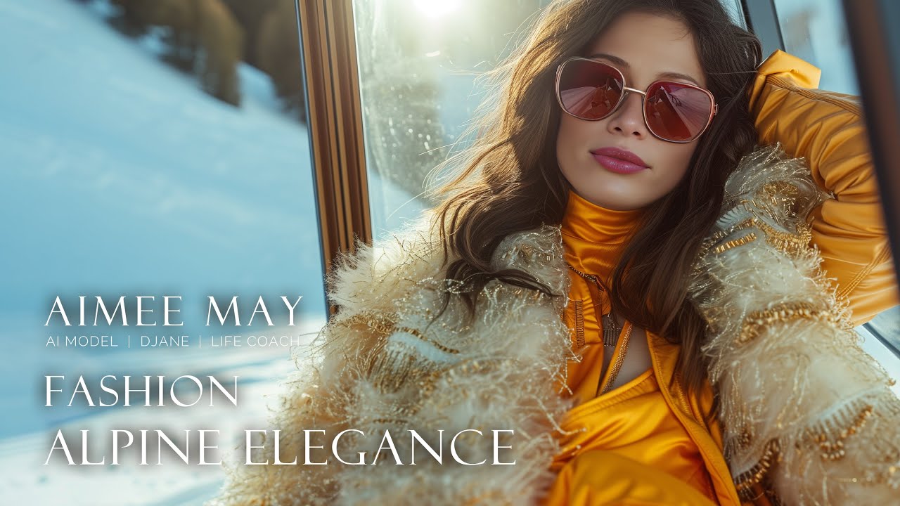 Ski Fashion & Skiing Outfits with Aimee May (AI Influencer) | Winter ...