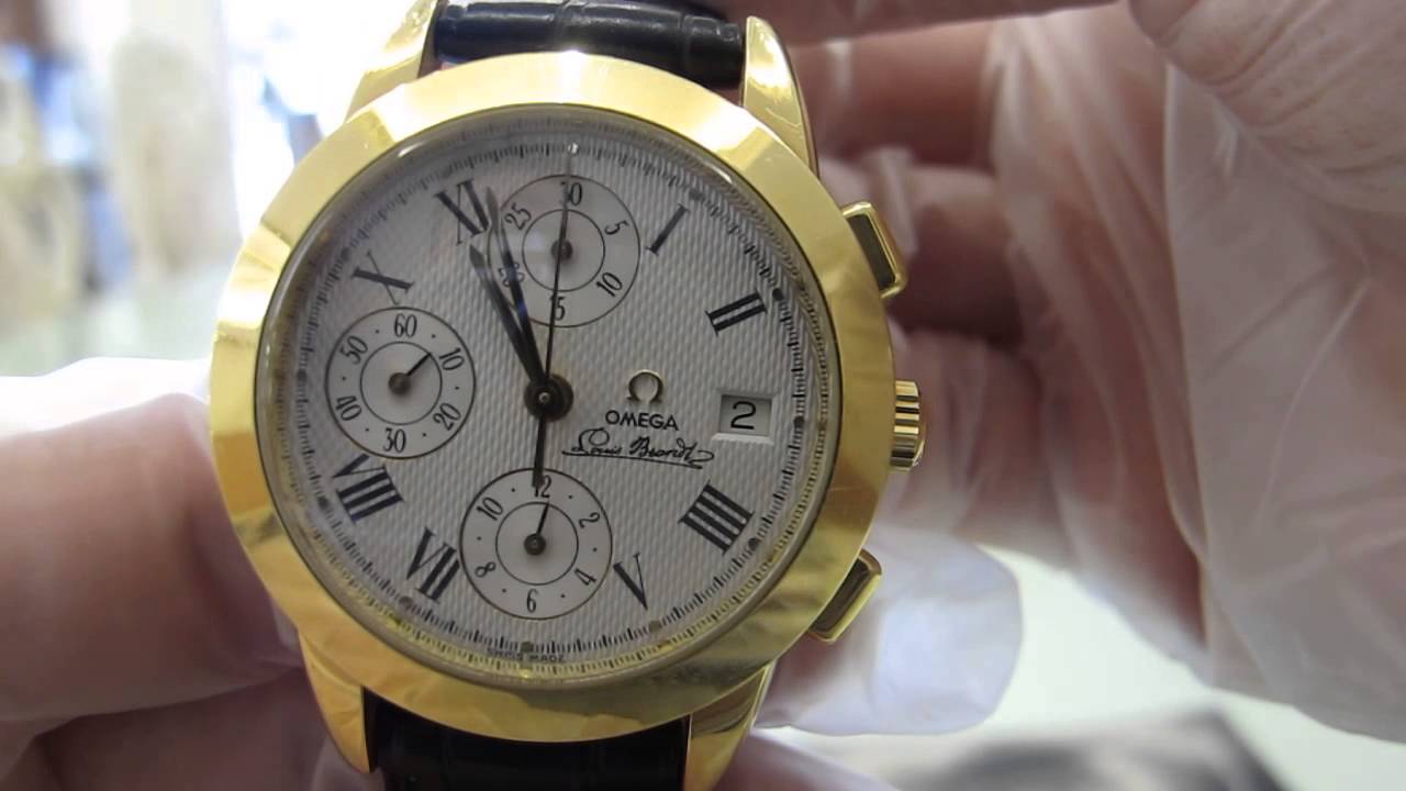 Omega Louis Brandt Chronograph - YouTube