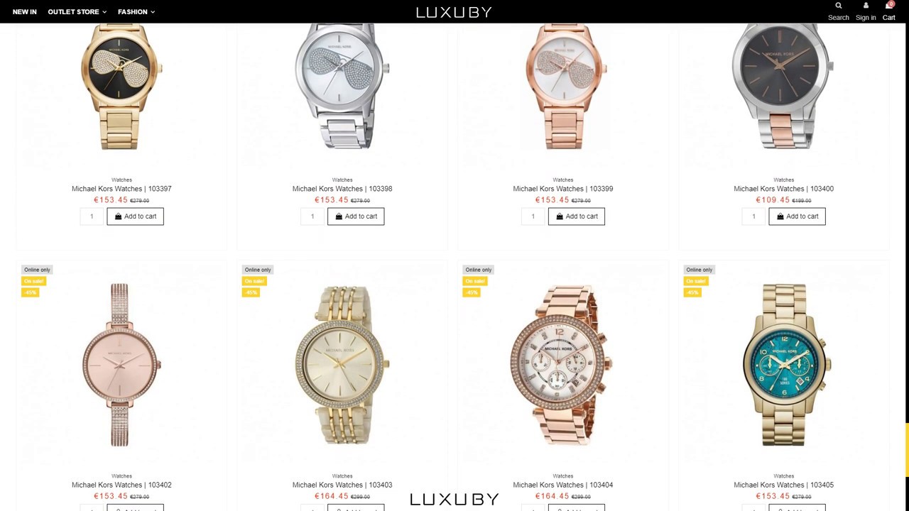 Designer Watches Online Outlet Store On Sale 70% Off | Collection 01 ...