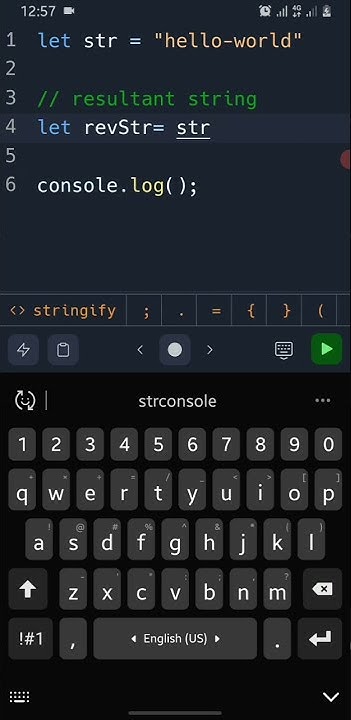 Reverse a string in #javascript - YouTube