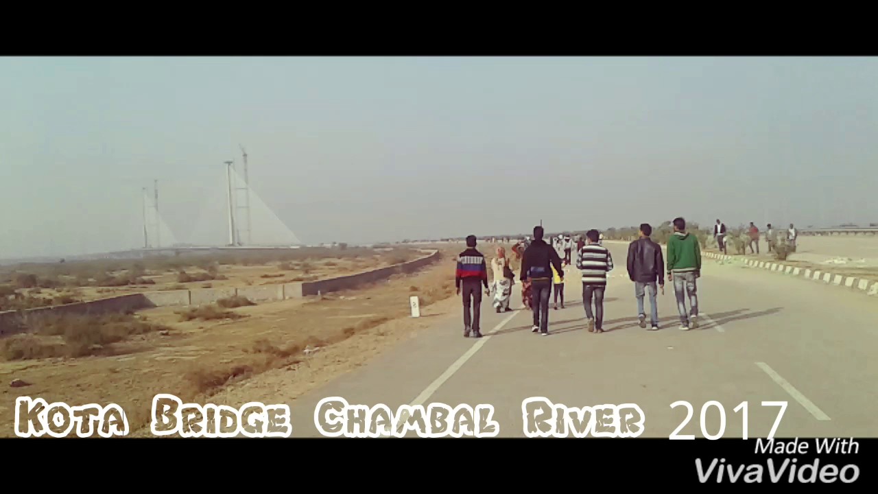 KOTA Chambal River Bridge scene 2017 | Complete Hanging Bridge Scene ...
