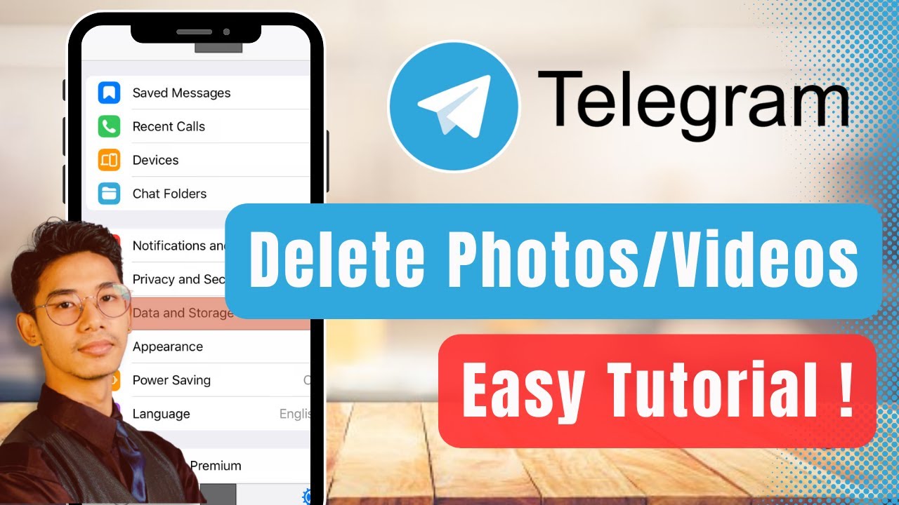 How to Delete Photos and Videos from Telegram ! - YouTube
