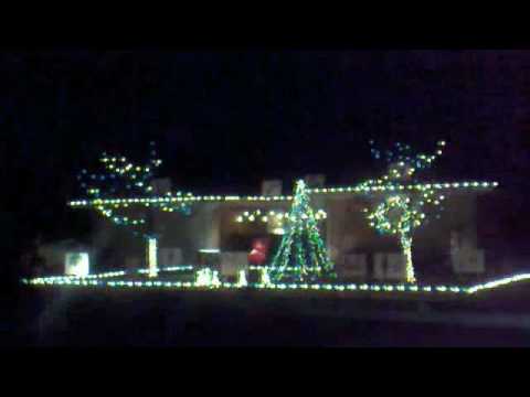 Automated Christmas Lights 2008 using www.d-light.us controllers - YouTube