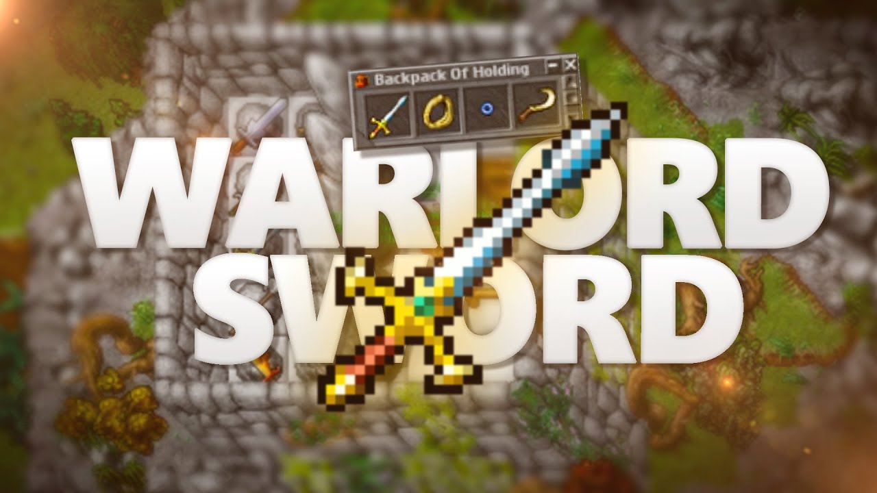 FINALLY SOLVED THE WARLORD SWORD MYSTERY!? 3 FOR SALE!! LA ELE! #tibiaferumbrinha - YouTube
