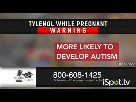 TYLENOL JUSTICE TV SPOT AUTISM RISK ISPOT.TV