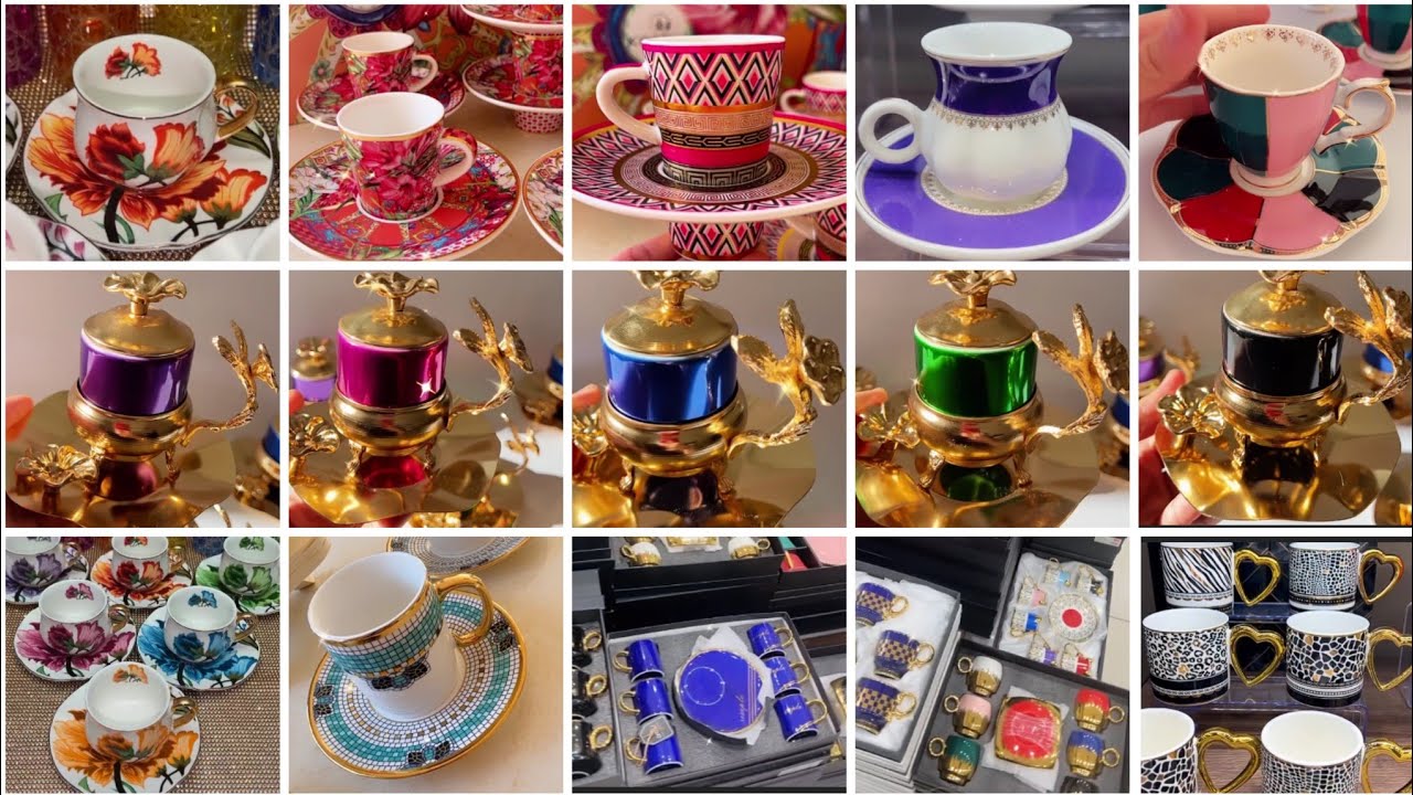 Stylish ☕ Tea Cups Design Collection | Antique Designs of ☕ Tea Cups ...