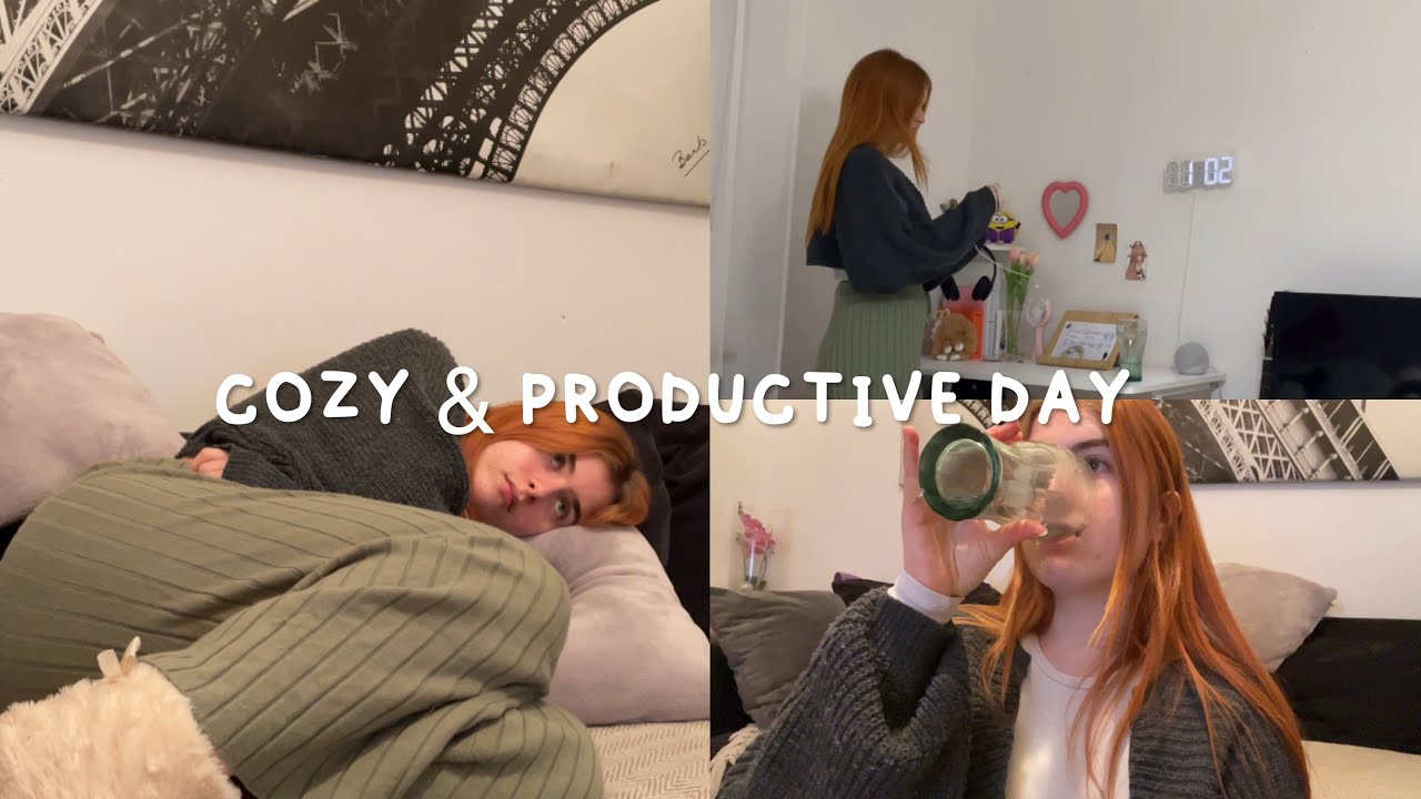 Cozy Vlog Day 🧸: organizando mi habitación, viendo series, comiendo ...
