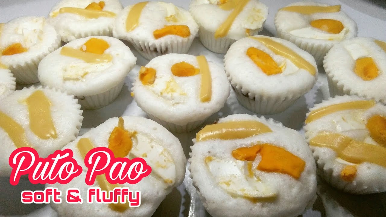 Puto Pao | How to cook a soft white fluffy puto with adobong patatas ...
