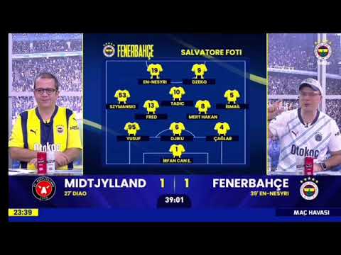 Midtjylland 2-2 fenerbahçe 30.01.25 fbtv gol anları ağlama anları son dakikaları #fbtv