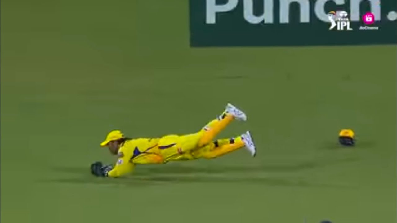 Dhoni took the catch of Vijay Shankar in the 7th IPL match of CSK vs GT ...