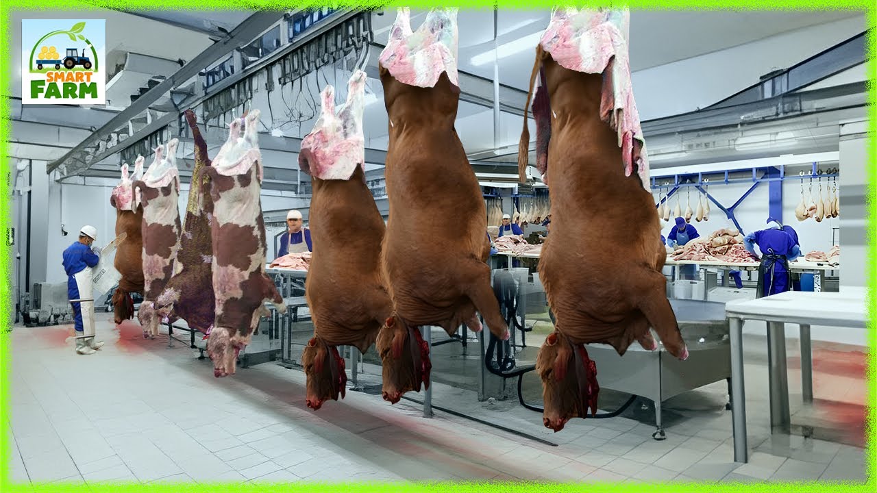 Amazing Fresh Beef Processing Line - Beef Processing Factory | American ...