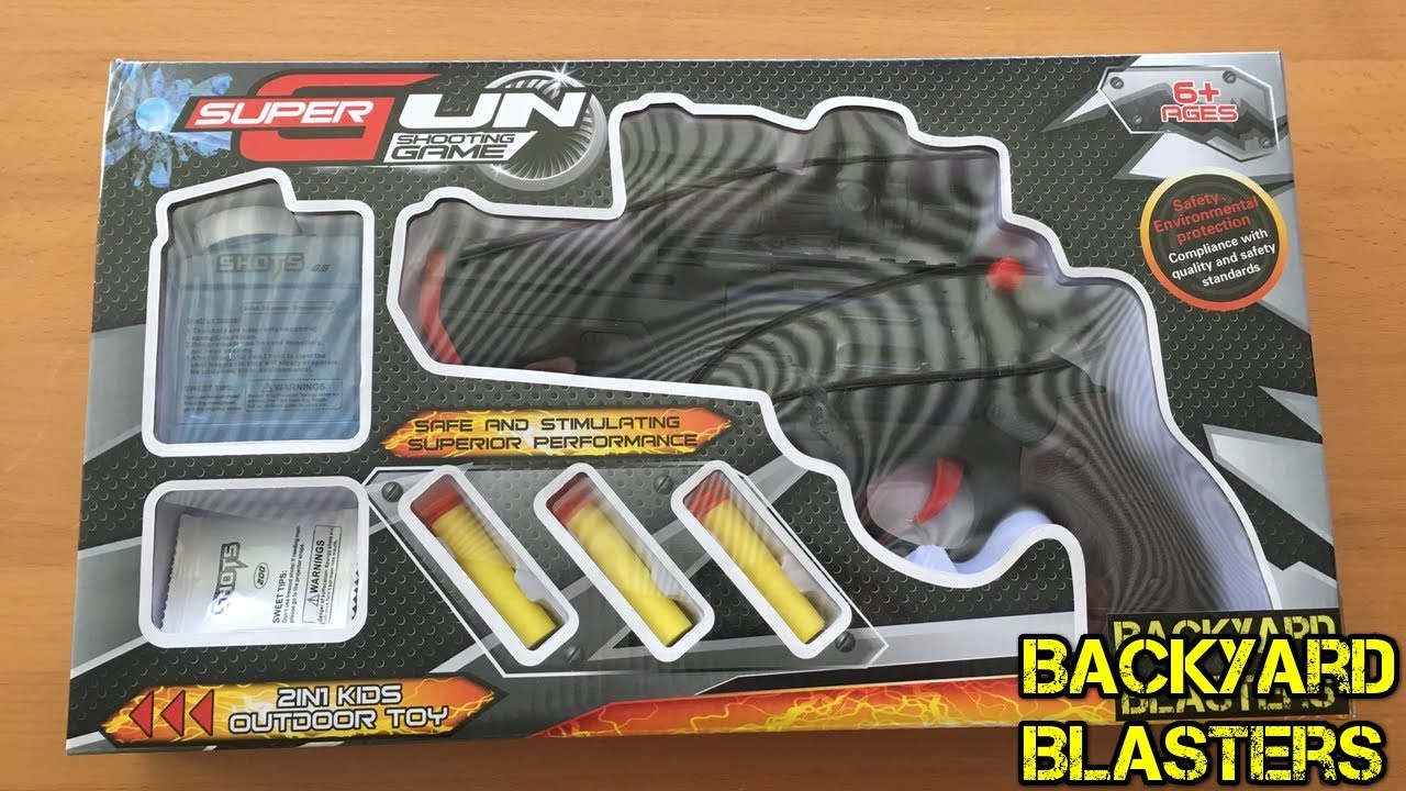 [REVIEW] Magnum Revolver Backyard Blasters - YouTube