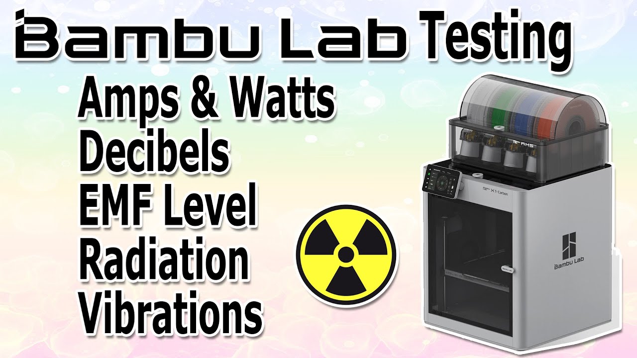 BAMBU LAB X1 Carbon TESTING - Amps, Watts, Decibels, EMF, Radiation ...