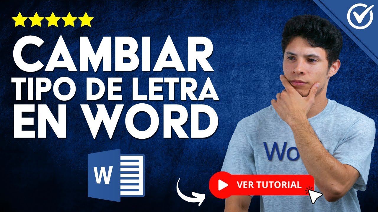 ¿Cómo CAMBIAR el TIPO de LETRA en Word? - 🔠 Escoge tu Tipografía ...