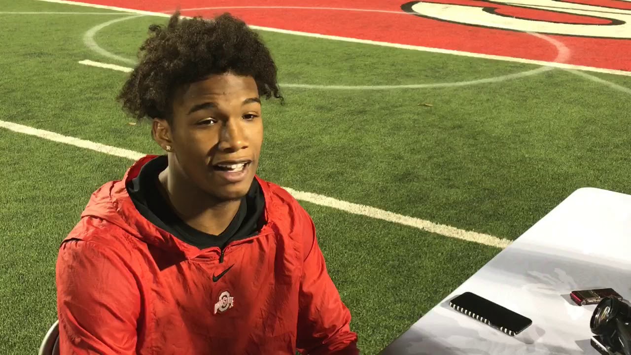 Garrett Wilson, freshman WR - YouTube