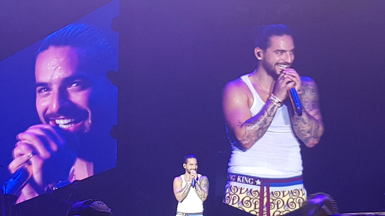 Maluma F.A.M.E Tour 2018Italy Sicily - YouTube