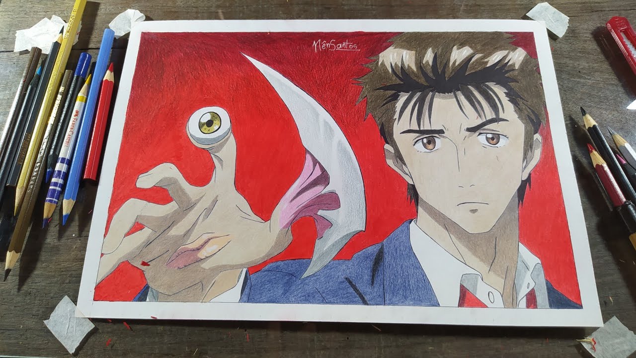 Drawing - Shinichi izumi [Parasyte] #parasyte #speeddrawing - YouTube