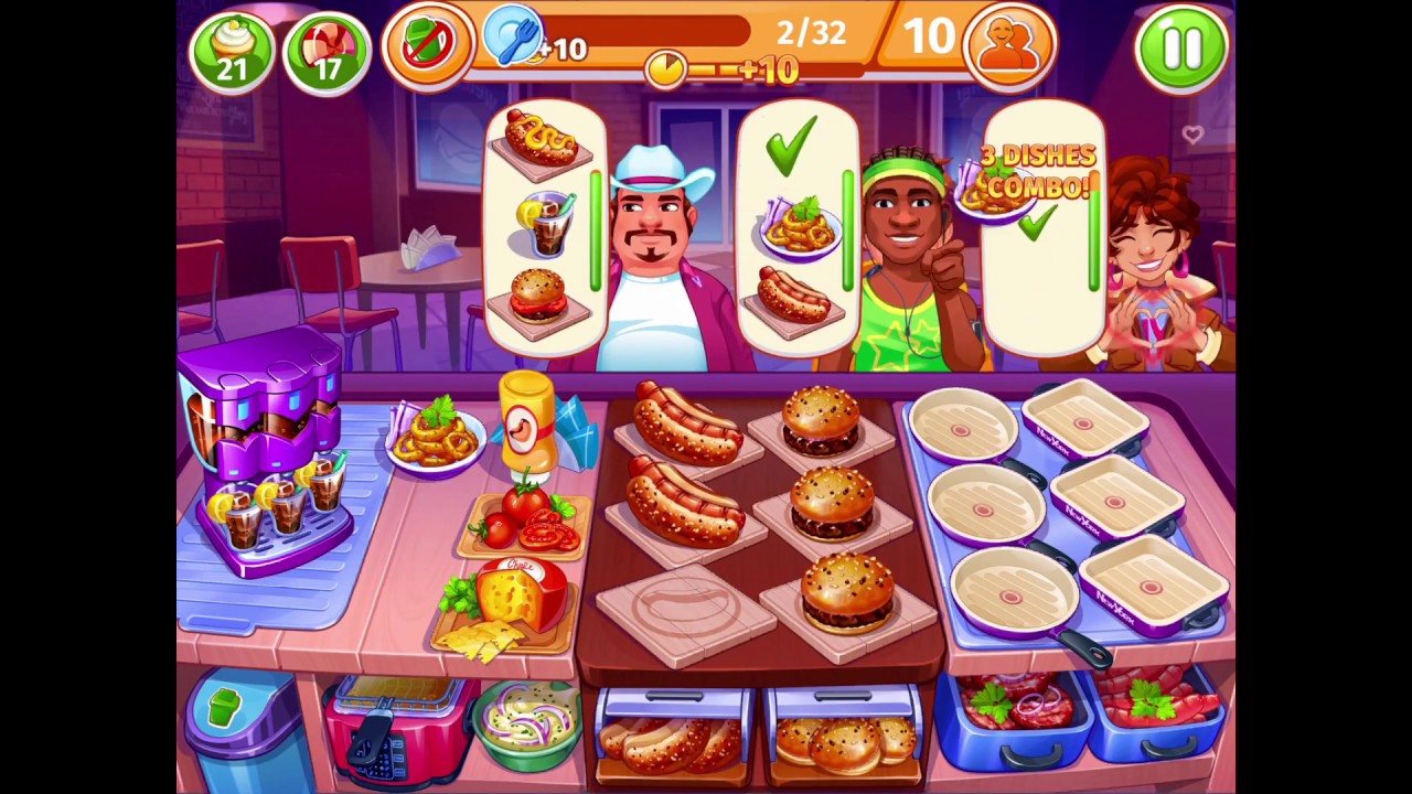 Cooking Craze: New York, Bonus Levels - YouTube