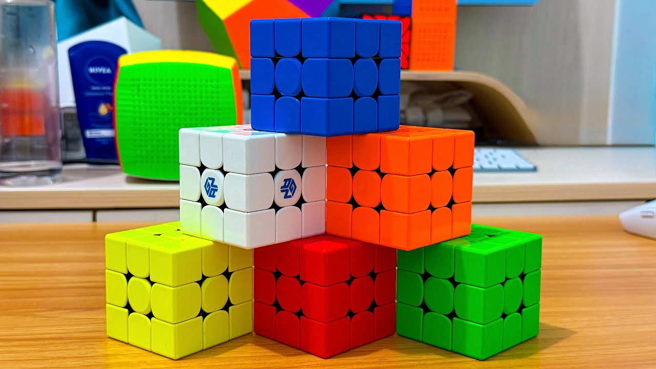 Making UV Coated GAN 356 M Force Cubes! - YouTube